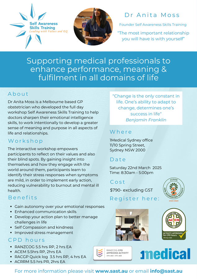 Self Awareness Skills Training Workshop | 1Medical